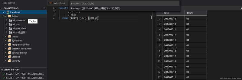 SQL开发知识：vs code连接sql server数据库步骤及遇到的问题小结-数据运维技术