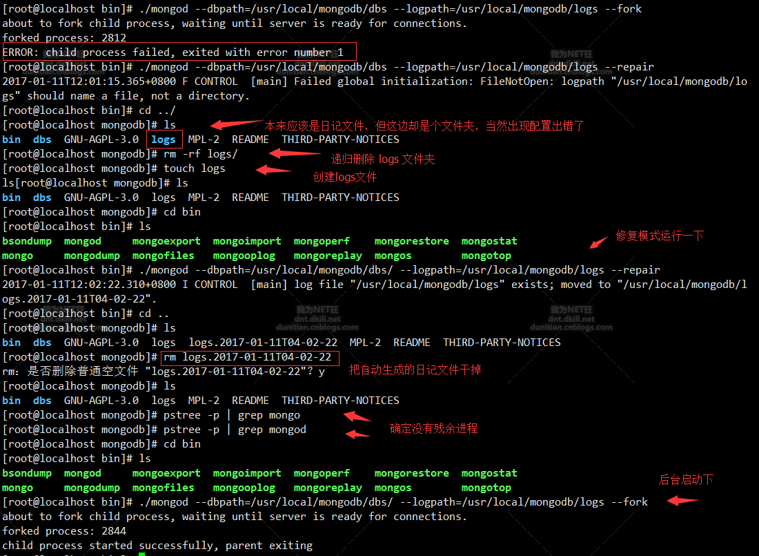 Mongodb常见错误与解决方法小结(Mongodb中经常出现的错误)-数据运维技术